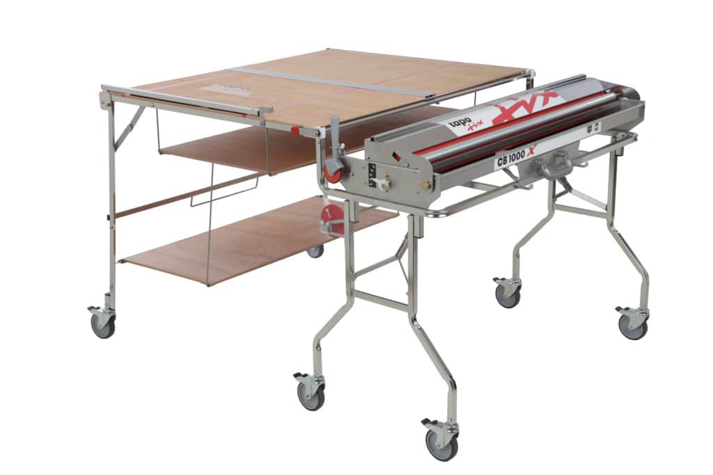 CB1000Xa: 41 Inch Pasting Machine with Floor Stand - prohangerssupply.com
